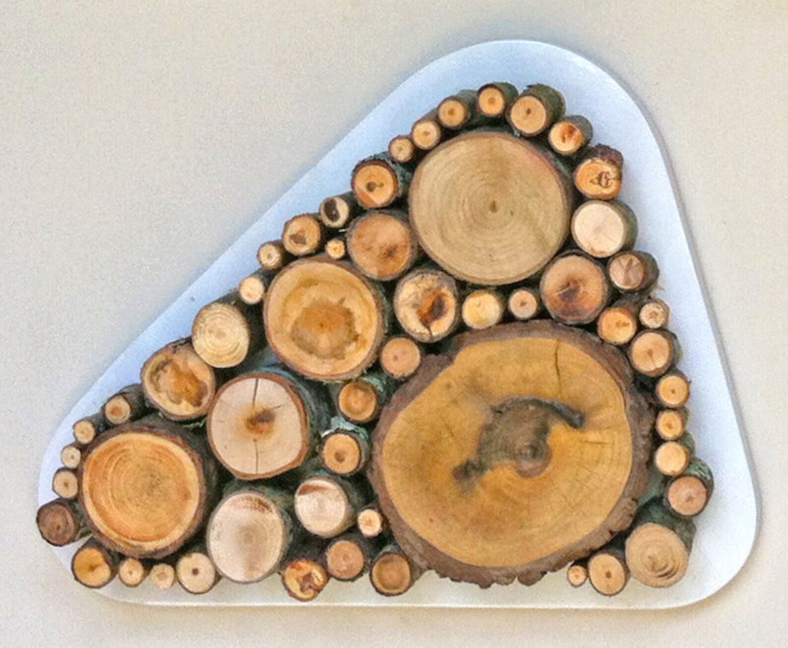 Unique, Modern, Rustic, Wood Slices Wall Art - Etsy