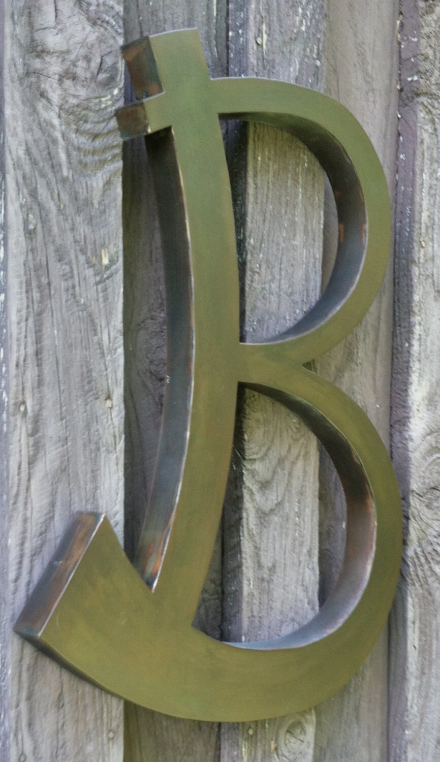 Custom 24 Letter B Decorative Metal Letter - Etsy
