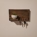 Minimalist Key Holder With Shelf - Etsy