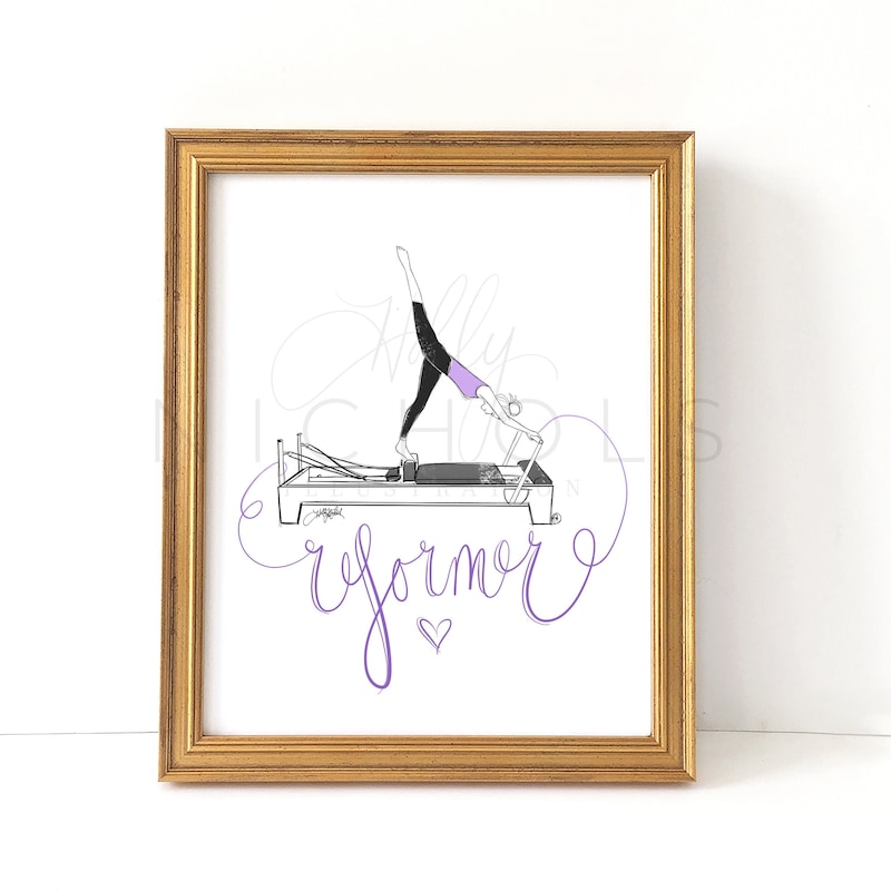Pilates Art Print - Etsy