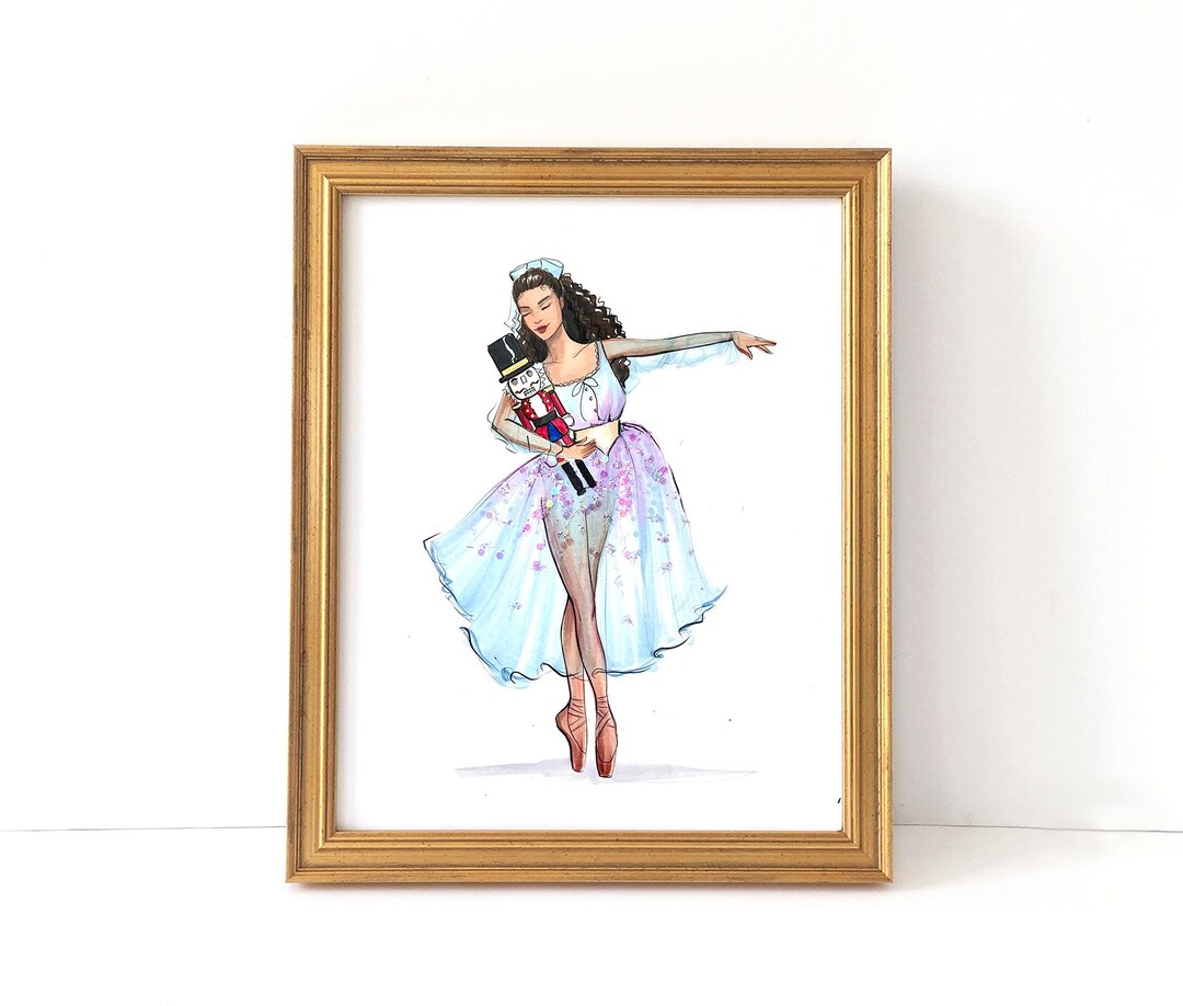 Clara's Song (nutcracker Fashion Illustration Print) - Etsy