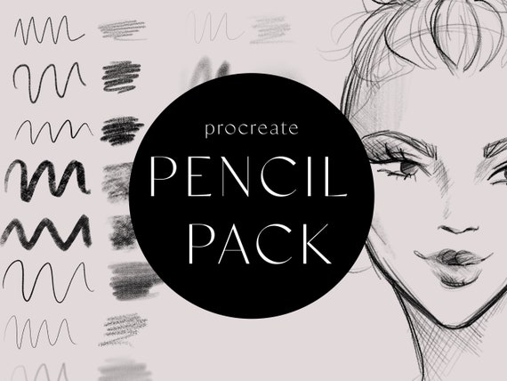 Procreate Pencil Pack for Fashion Illustration / Pencil - Etsy