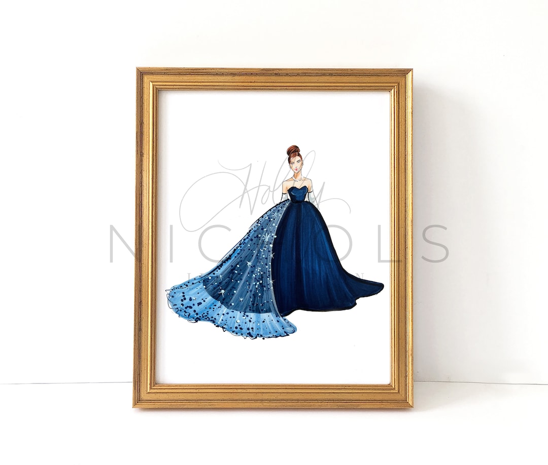 December Dream (fashion Illustration Print) - Etsy