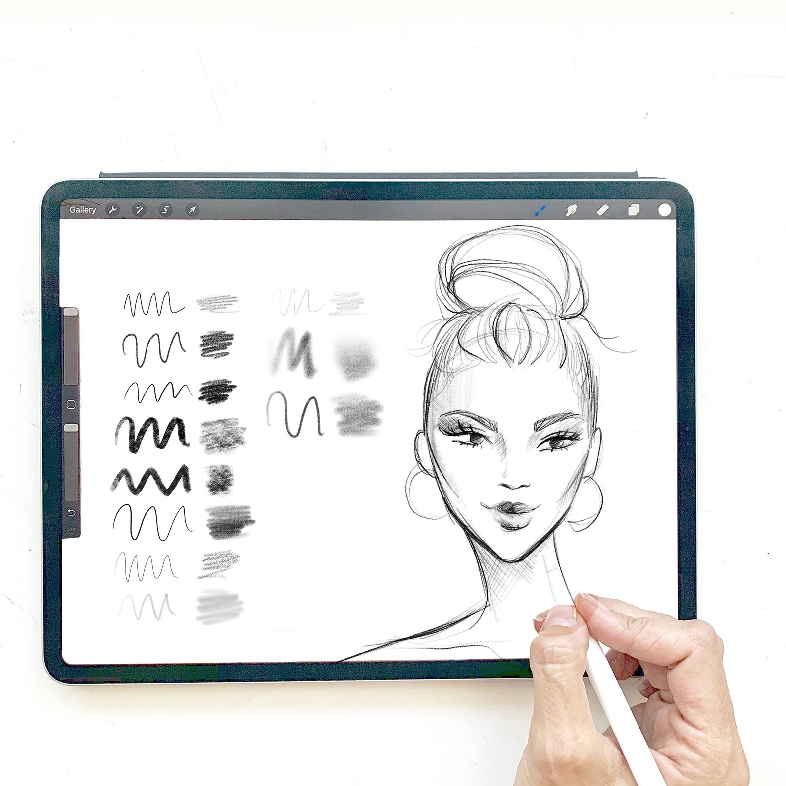 Procreate Pencil Pack for Fashion Illustration / Pencil Brushes - Etsy