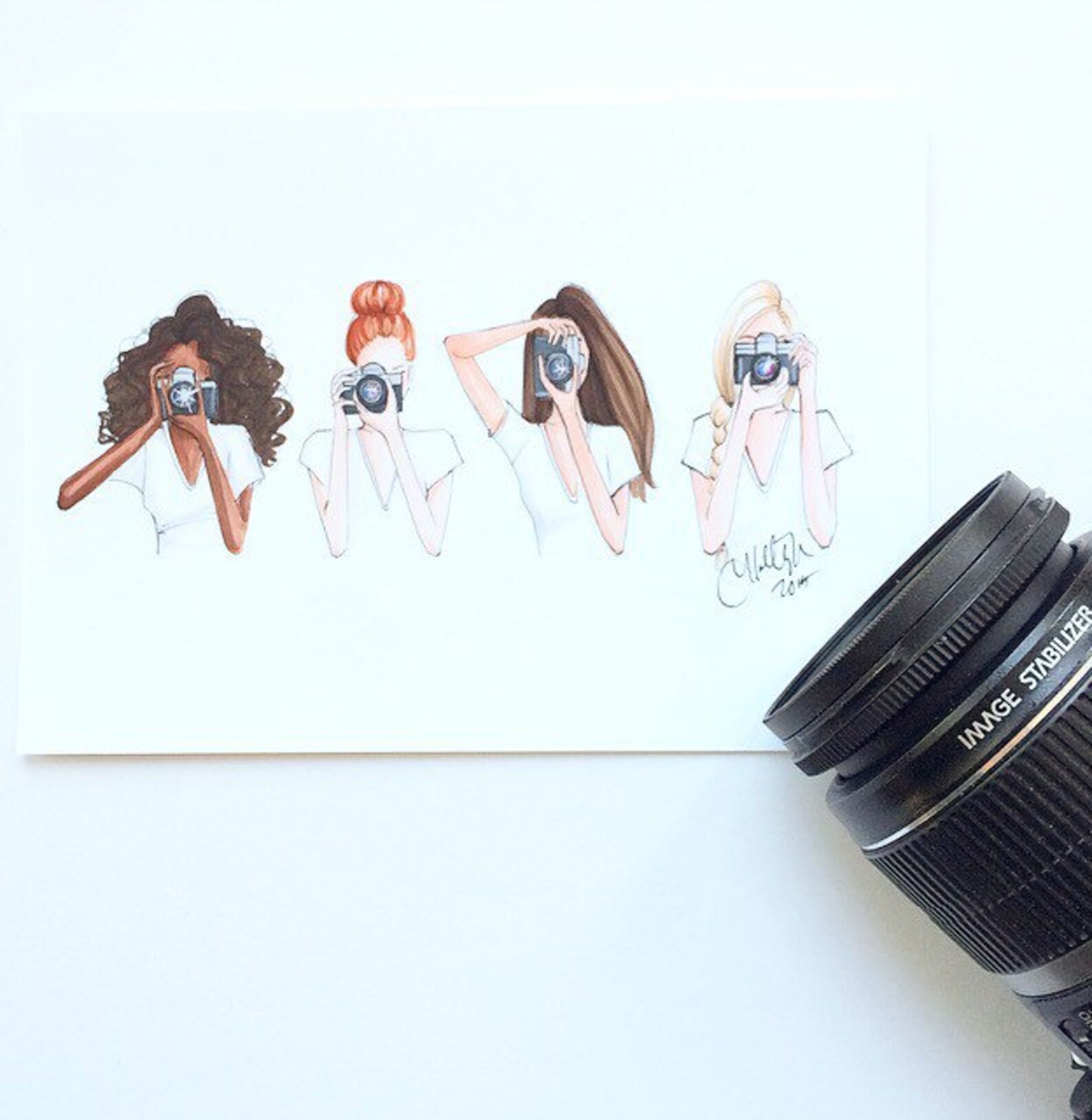 Camera Squad print | Etsy