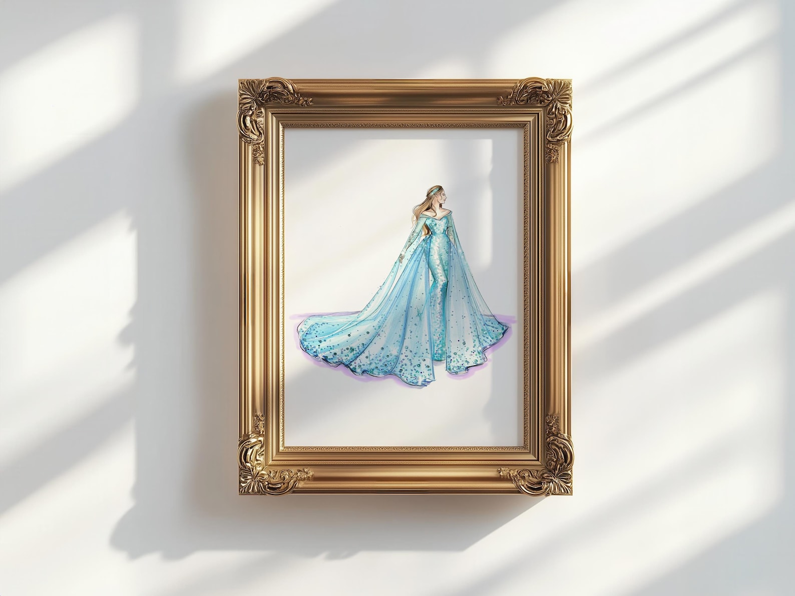 Starfall Gown (2D Fashion Illustration Print) - Etsy