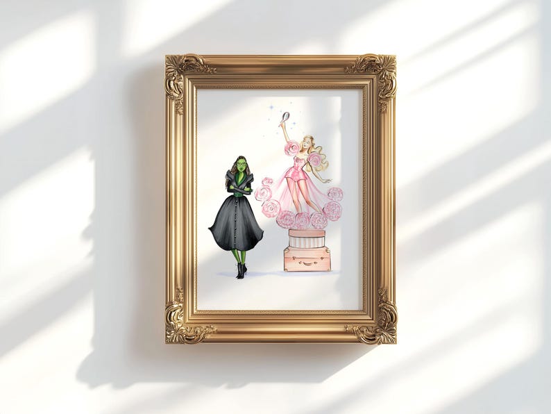 Properly Poised (fashion Illustration Print) - Etsy