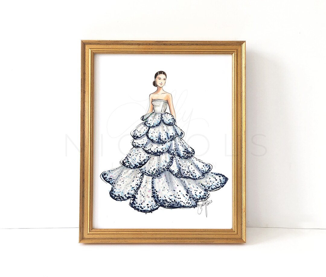 Junon, Revisited (fashion Illustration Print) - Etsy