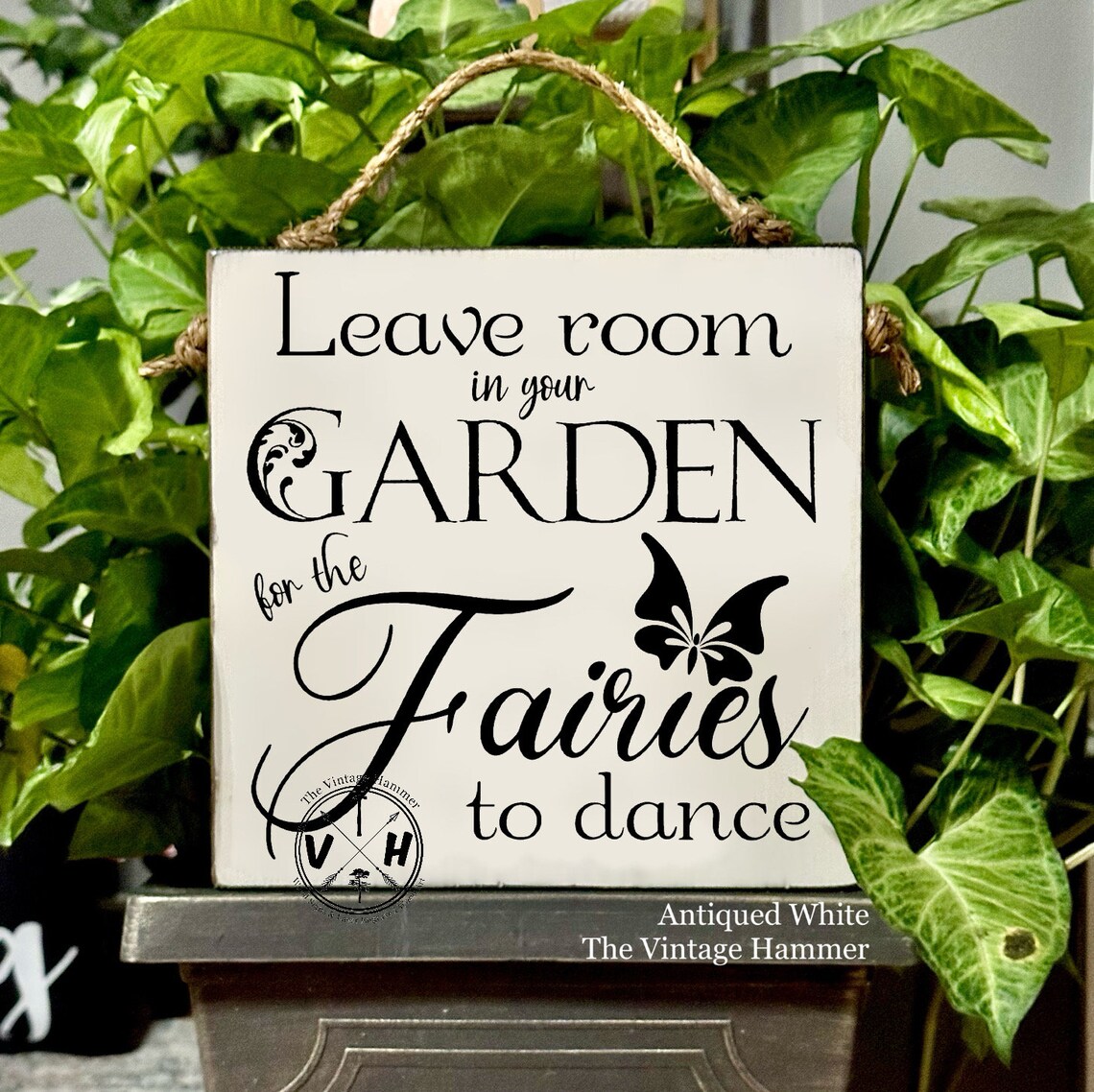 Garden Fairy Sign: Weather Resistant Wood Plaque, Outdoor Decor - Etsy