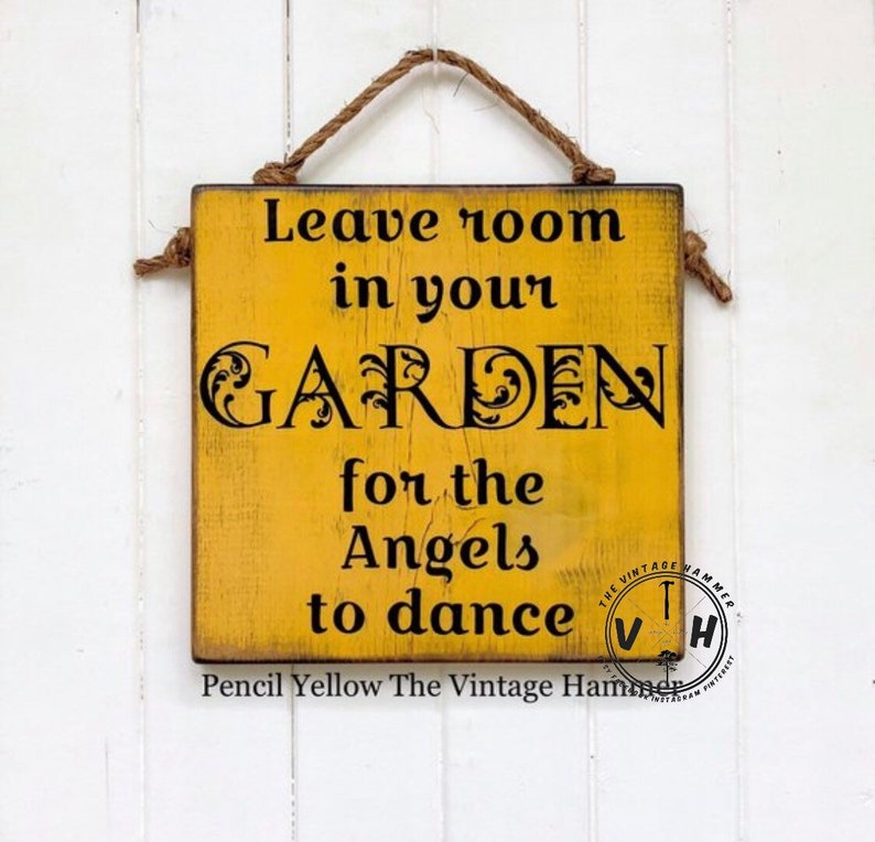 Garden Angels Memorial Sign Porch Deck 11 Patio Primitive Wood - Etsy