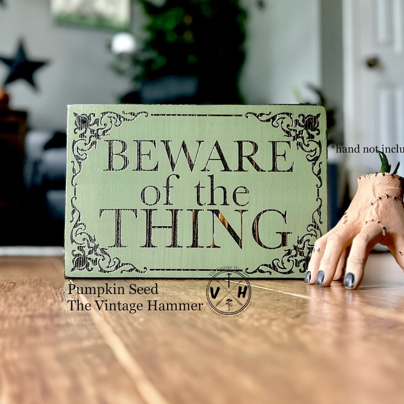 Halloween Beware Signs - Etsy
