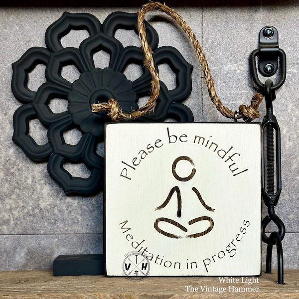 Meditation Door Art - Etsy