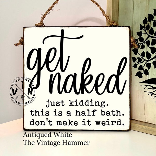 Half Bath Sign - Etsy