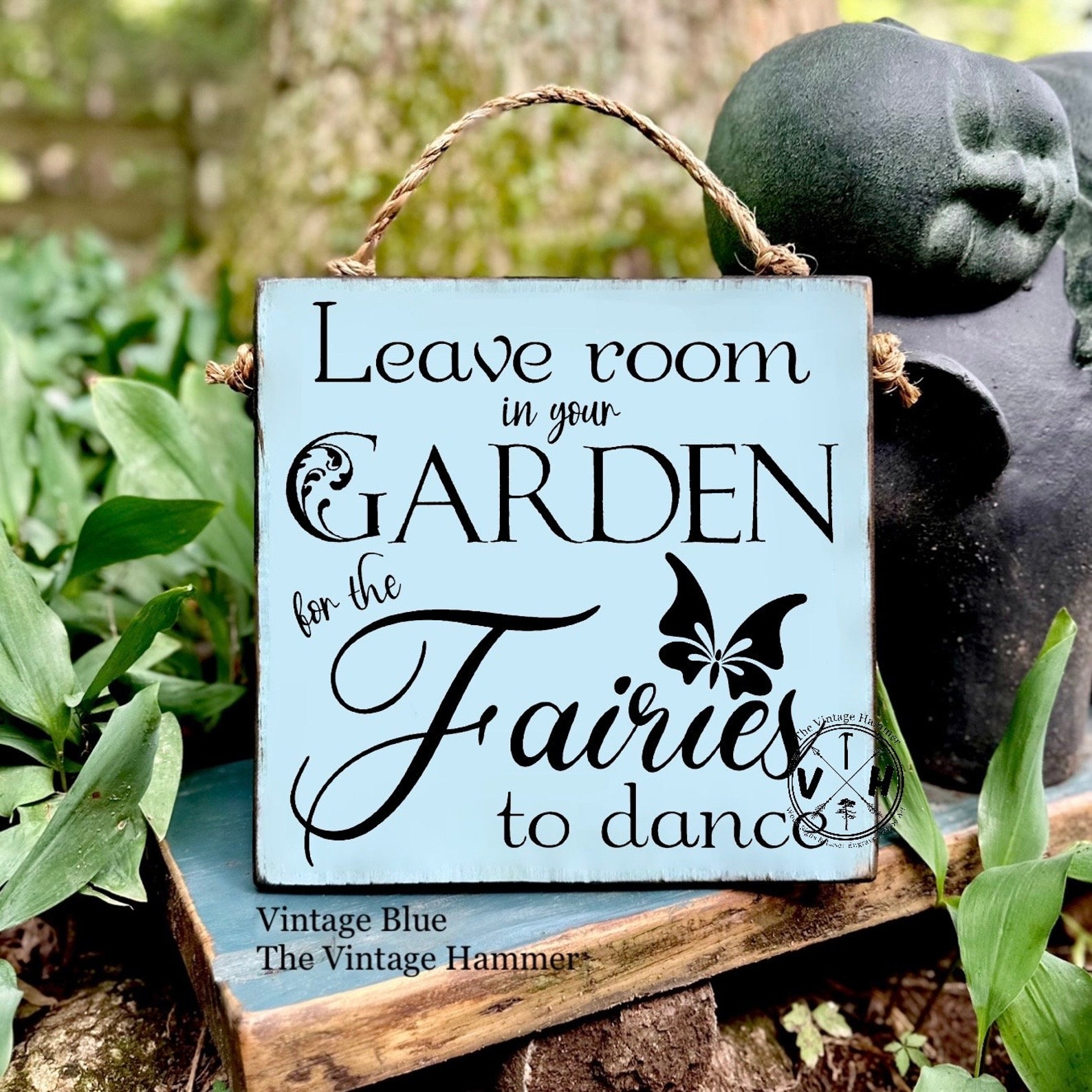 Garden Fairy Sign: Weather Resistant Wood Plaque, Outdoor Decor - Etsy