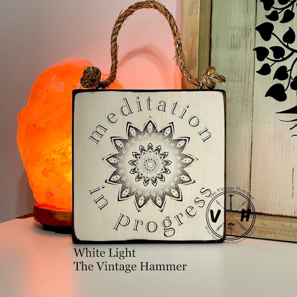 Meditation Sign - Etsy