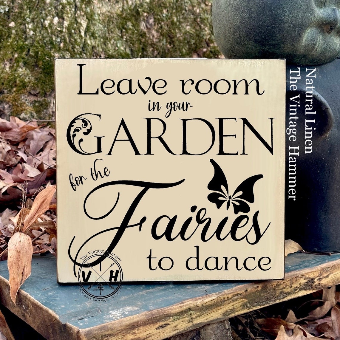 Garden Fairy Sign: Weather Resistant Wood Plaque, Outdoor Decor - Etsy
