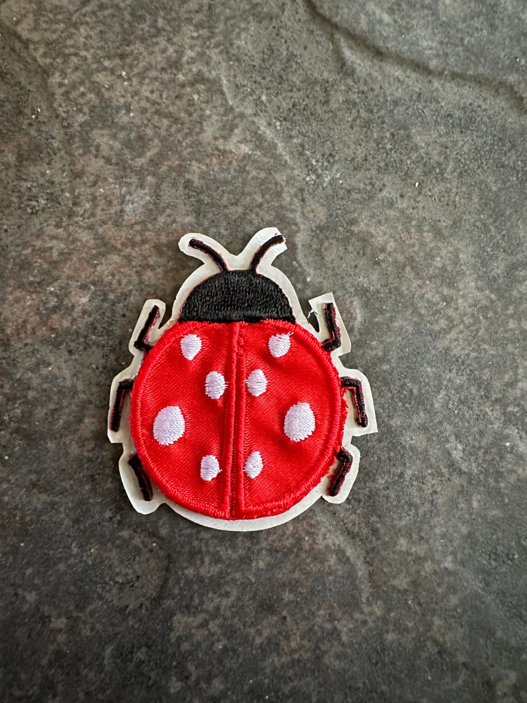 Ladybug Embroidery Appliqué, Iron on Appliqué Patches, Insects Appliqué ...
