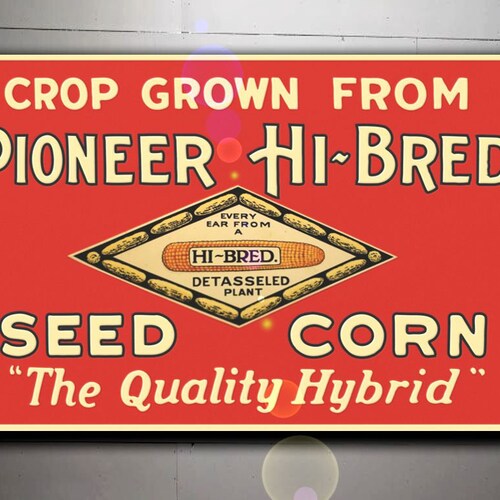 Dekalb Seed Company Sign - Etsy