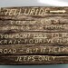 Copy of Old Telluride Jeep Trail Sign Between Ouray and Telluride ...