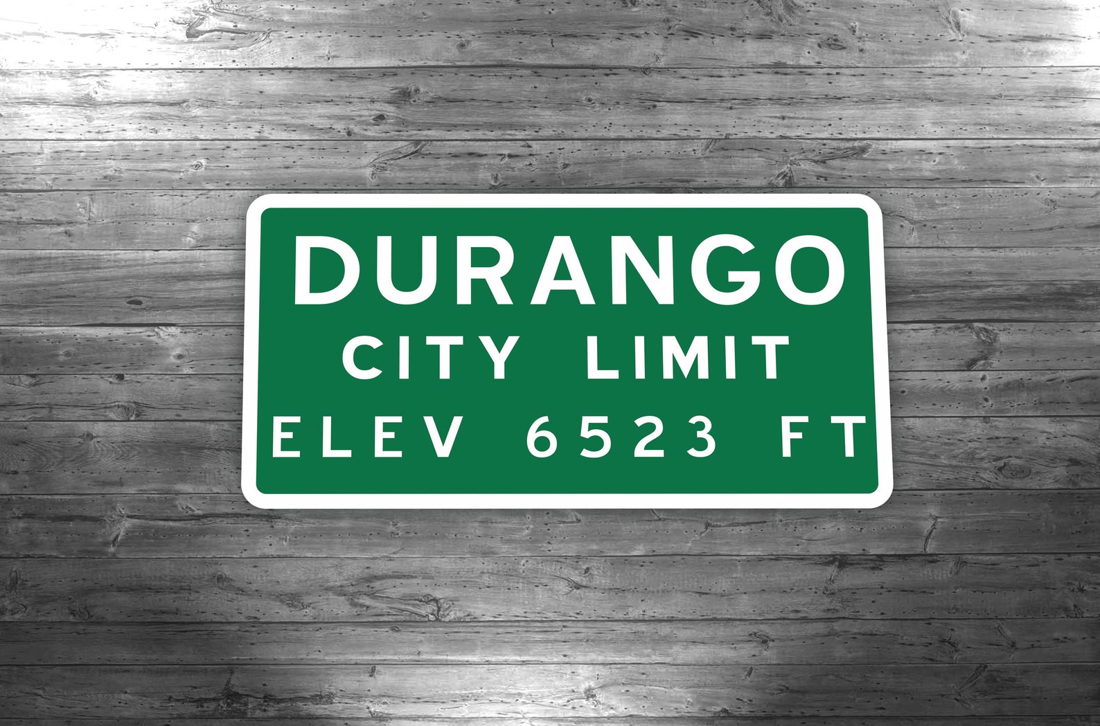Copy of City Limit Sign From Durango, Colorado - Etsy