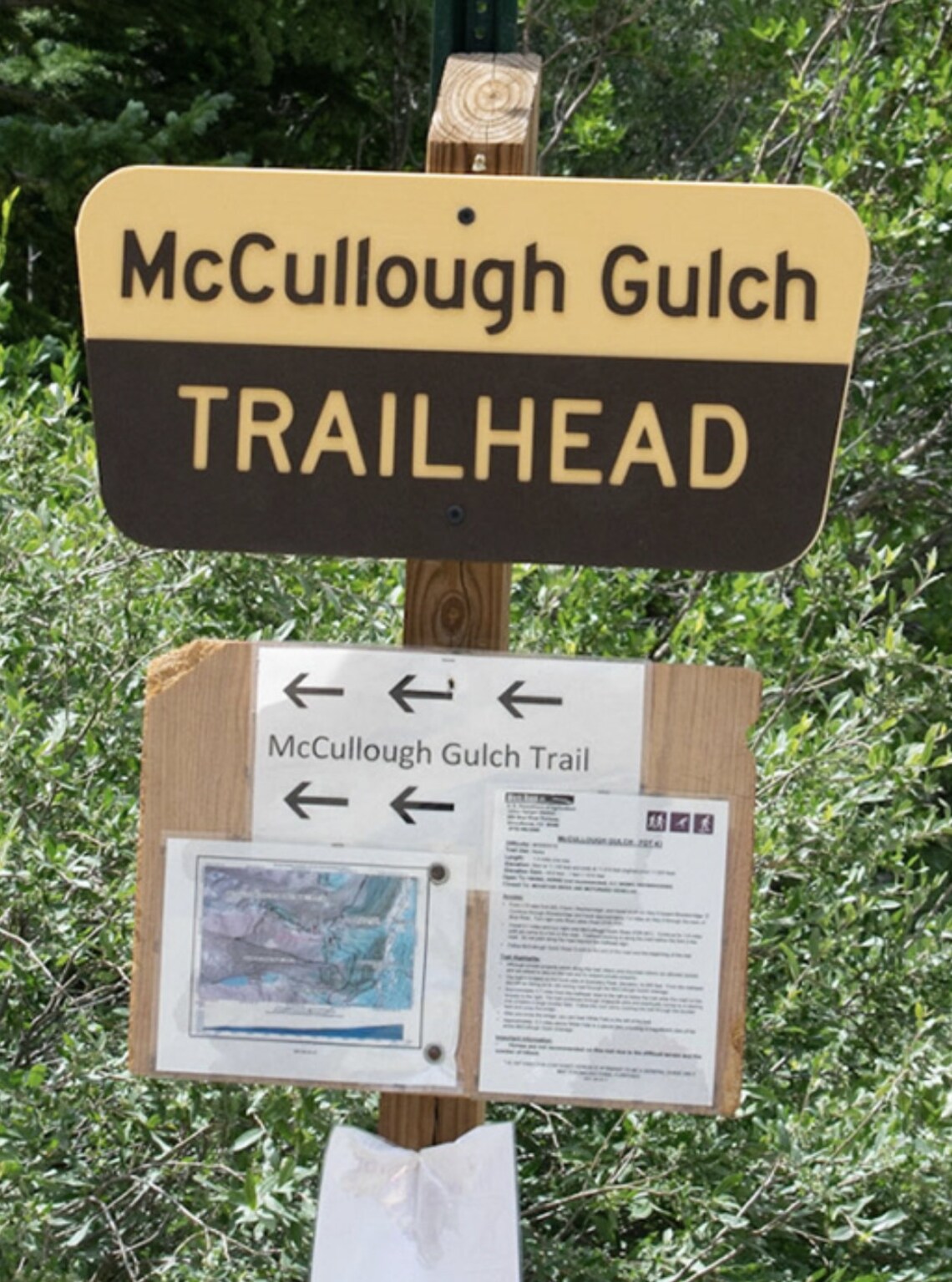 Copy of Mccullough Gulch Trailhead Sign - Etsy
