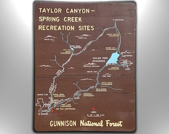 Copy of Jeep Trail Sign From Taylor Park Colorado | Etsy
