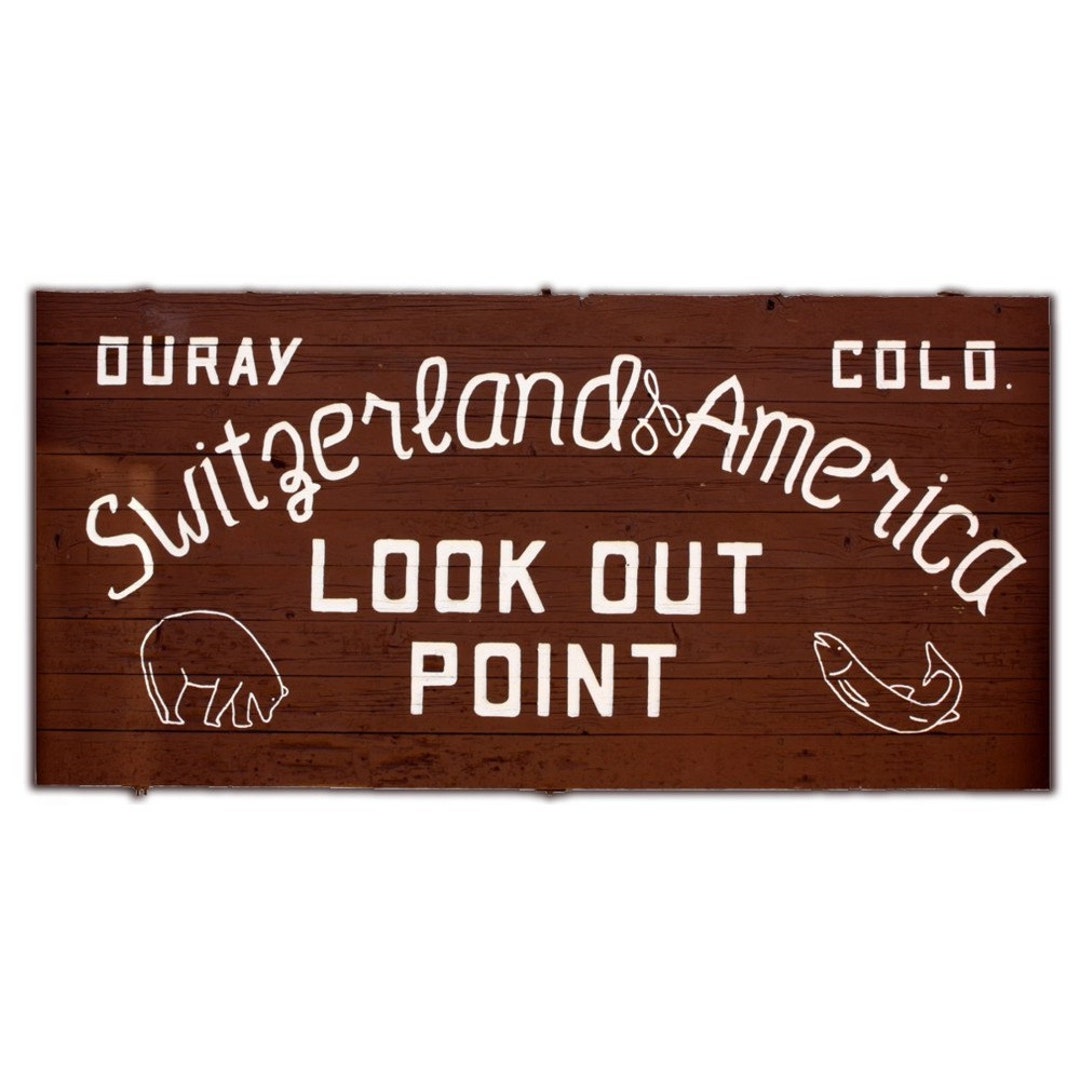 Copy of Ouray, Colorado - Switzerland of America Sign From the San Juan ...