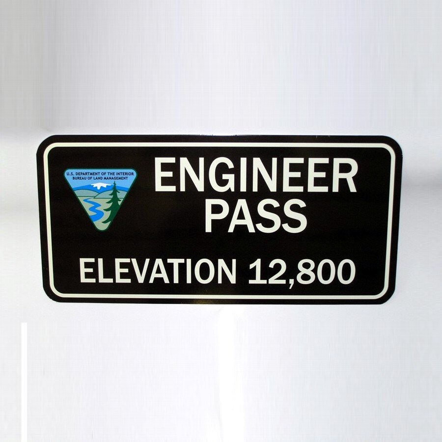 Copy of Trail Sign From Engineer Pass Colorado - Etsy