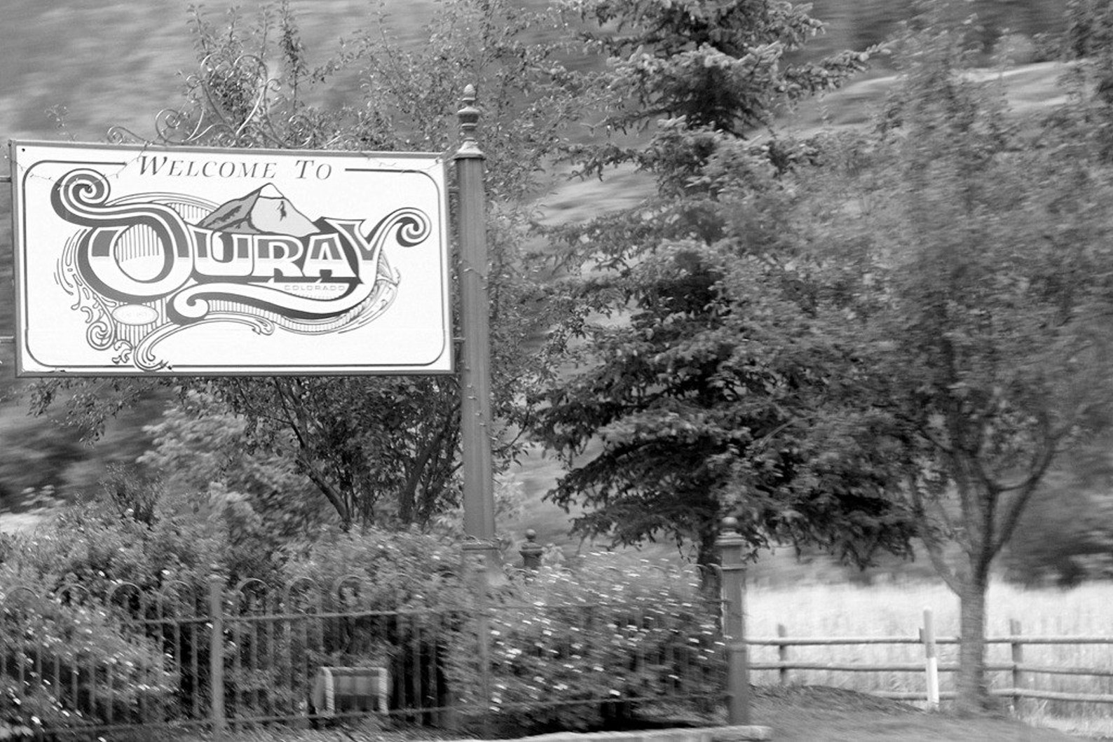 Copy of Ouray, Colorado Sign From the San Juan Mountains of Southwest ...