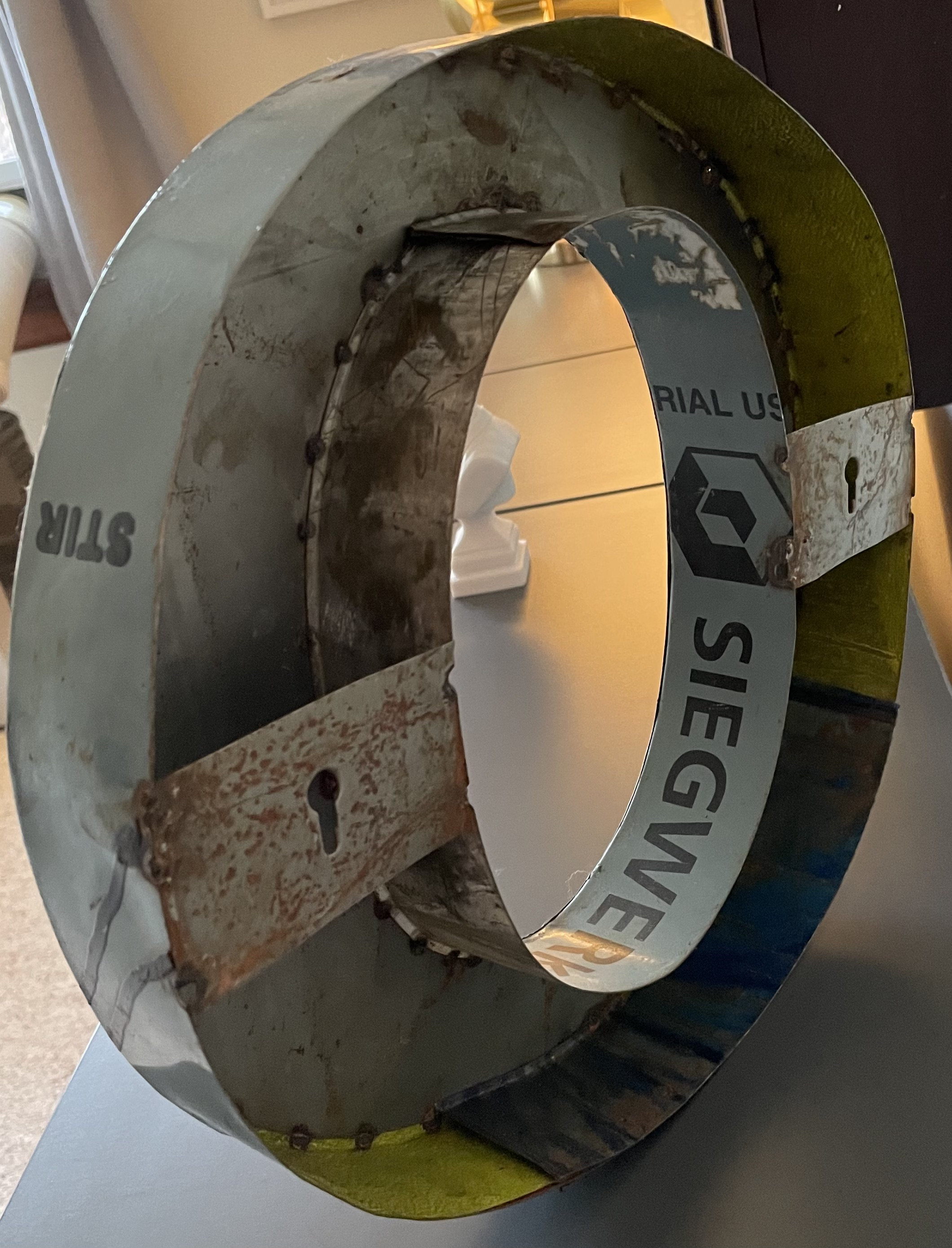 Letter o Made From Reclaimed Metal - Etsy