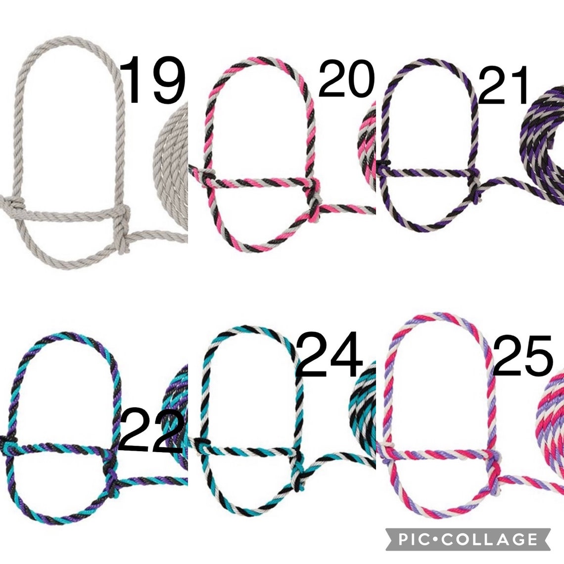 Custom Cattle Rope Halters - Etsy