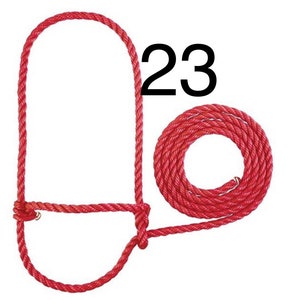 Custom Cattle Rope Halters - Etsy