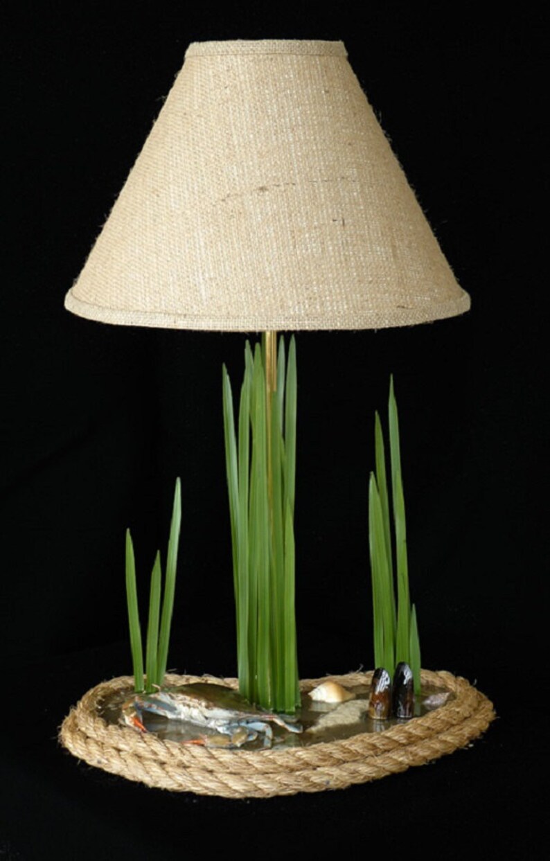 Small Real Blue Crab Lamps Lets You Bring the Outdoors Indoors Perfect ...