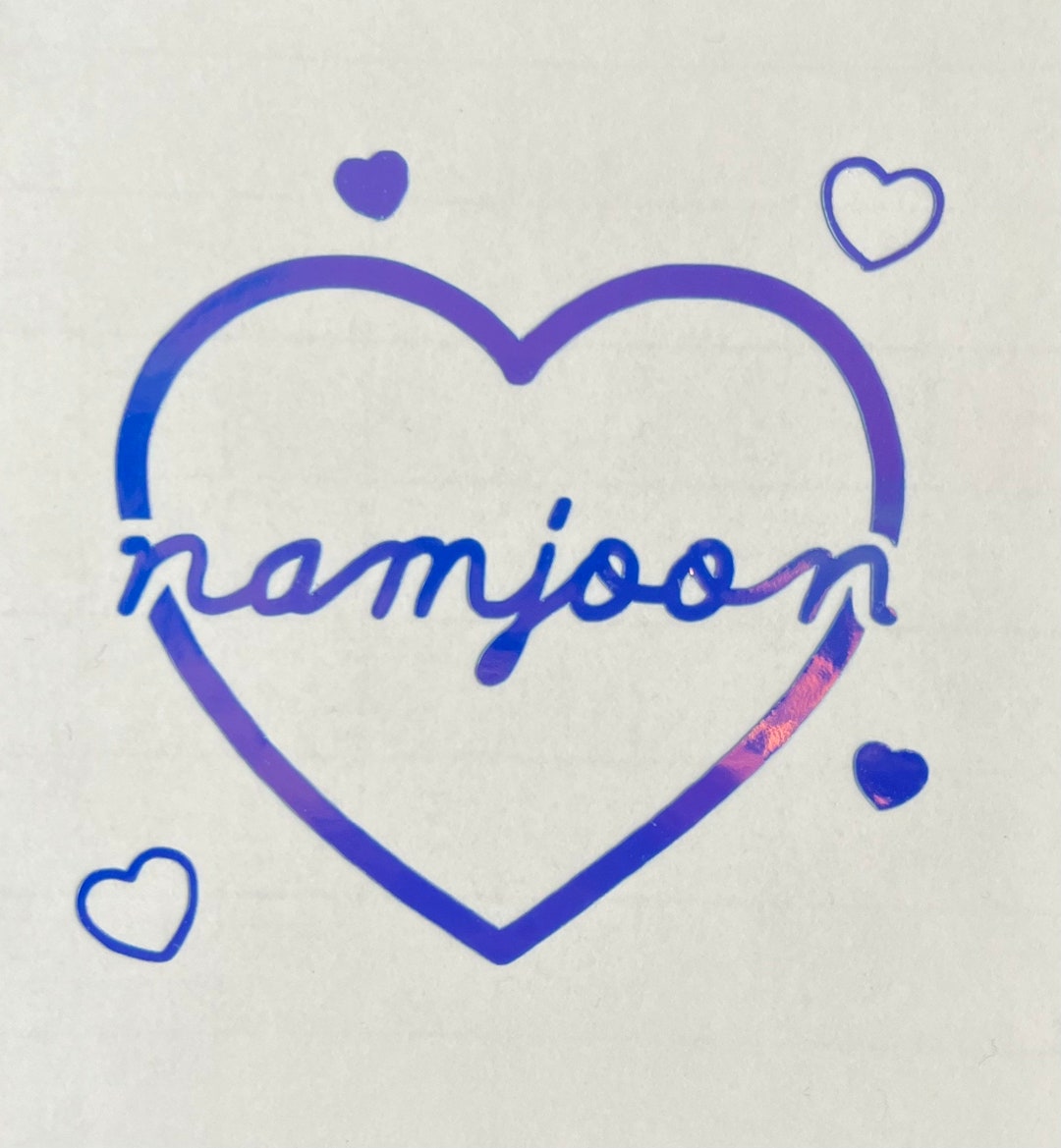 CUSTOM Heart Decals - Etsy