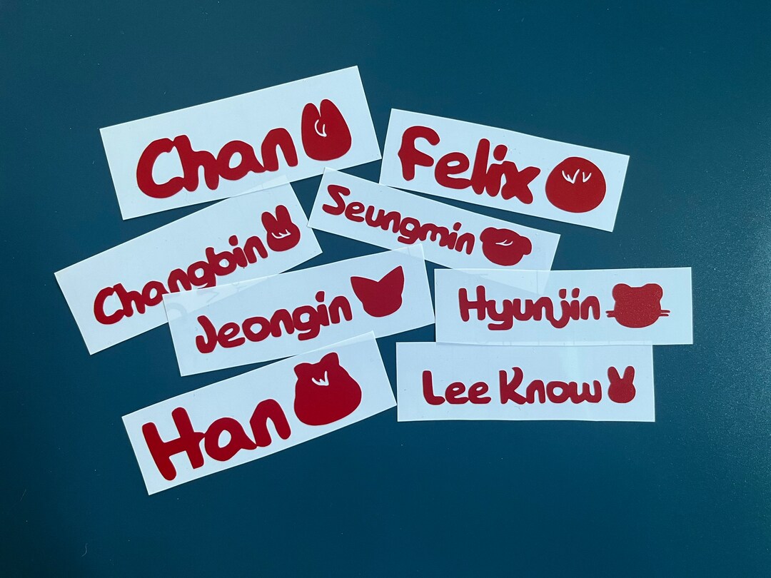 Stay Kids SKZOO Name Decal - Etsy