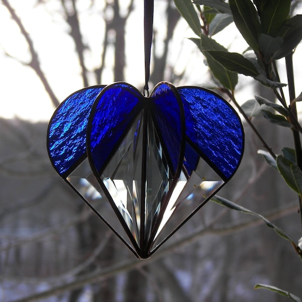 Beveled Glass Heart - Etsy