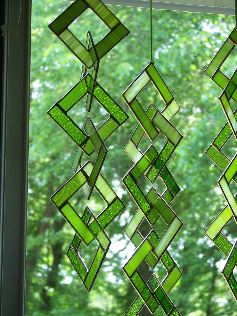 Chartreuse Stained Glass-lime Green Stained Glass green - Etsy