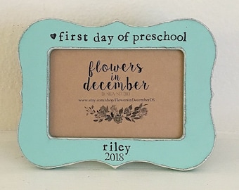 First Day of School Picture Frame Back to School - Etsy