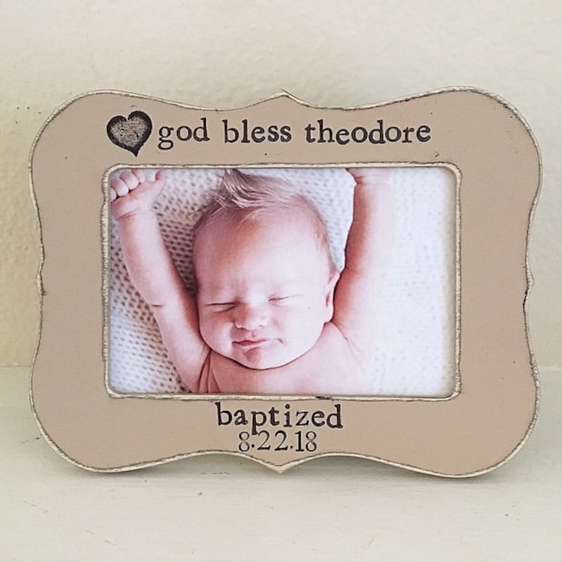 Baptism Picture Frame - Etsy