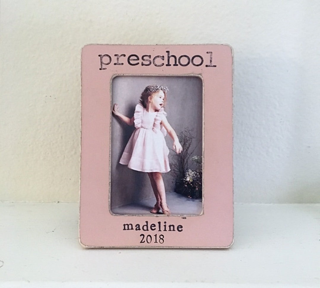 PRESCHOOL Picture Frame, First Day of School Gift, First Day of ...