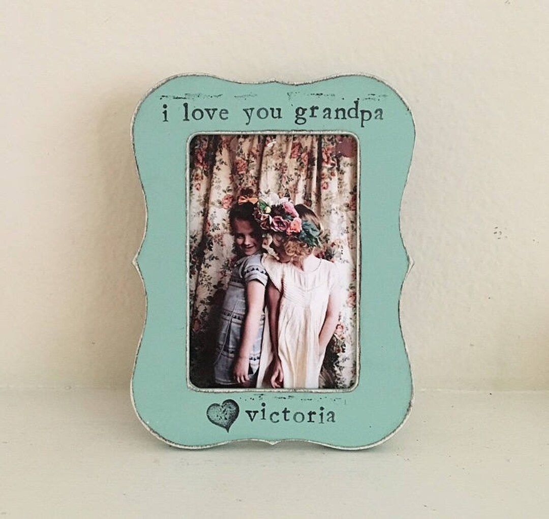 Gift for Grandpa Picture Frame Personalized Picture Frame for Grandpa ...