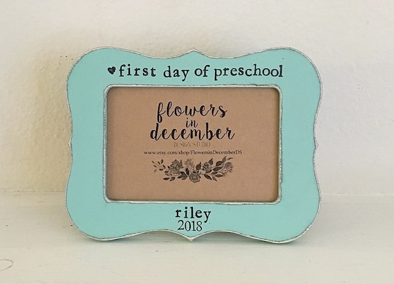 First Day of School Picture Frame Back to School | Etsy