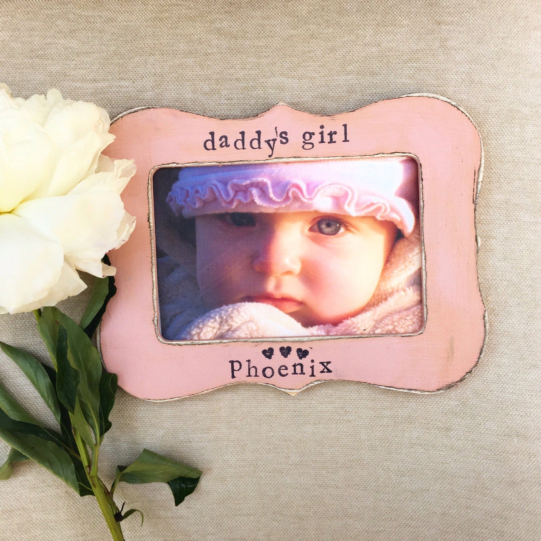 Daddy’s Girl, Gift for Daddy, 4x6 Picture Frame, Personalized Dad Frame ...