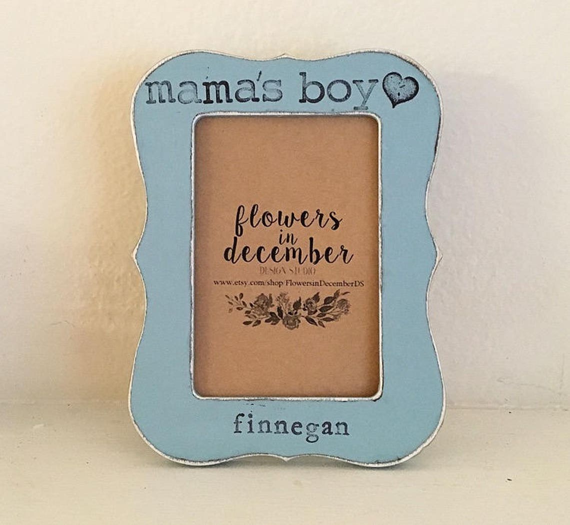 Mother's Day Gift, Mamas Boy, Mom Frame, Mommy Gift, Mother Son, Little ...