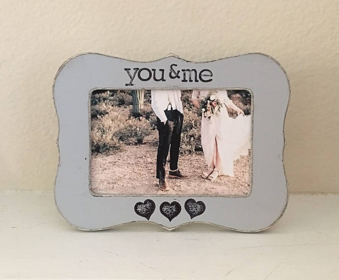 Handmade "you & Me" Picture Frame - Etsy
