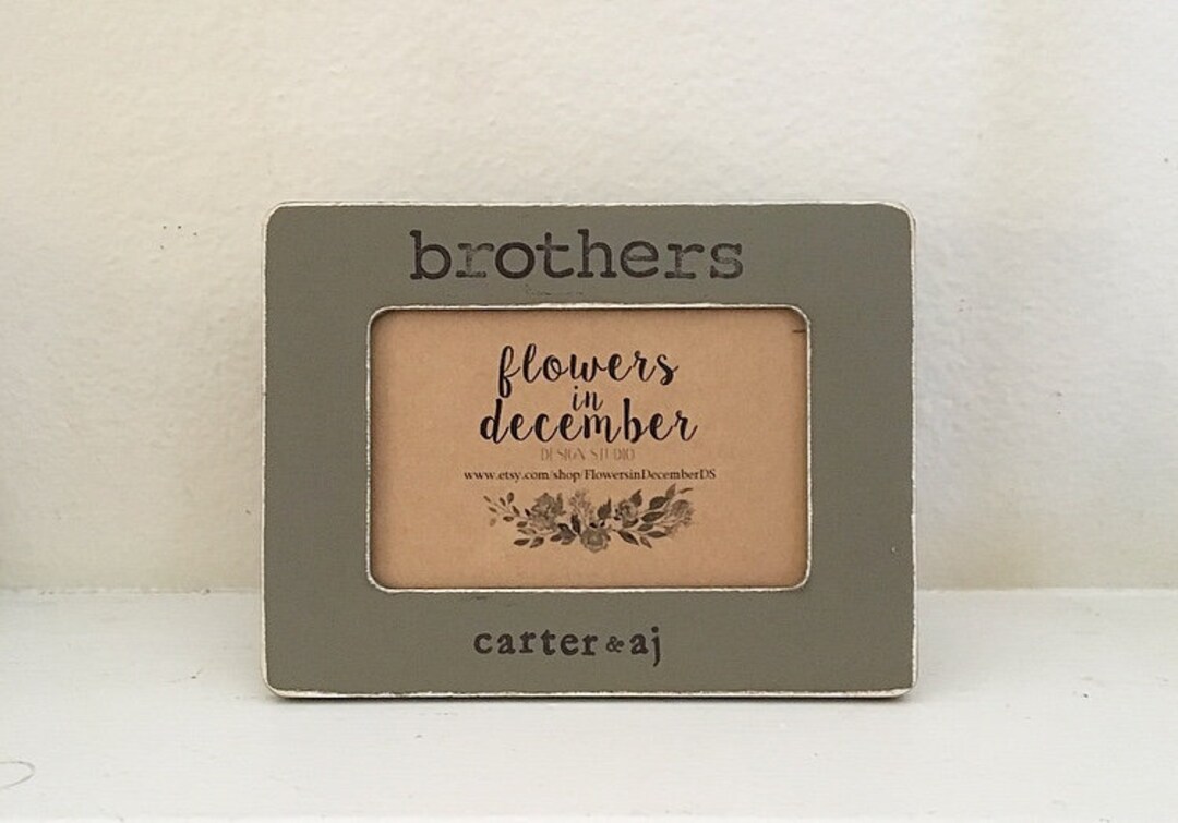BROTHERS Picture Frame, Gift for Brother, Sibling Gift, Brother ...