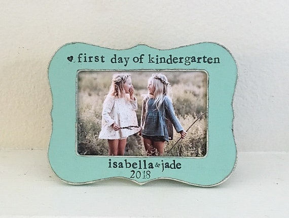 First Day of School Picture Frame Back to School | Etsy
