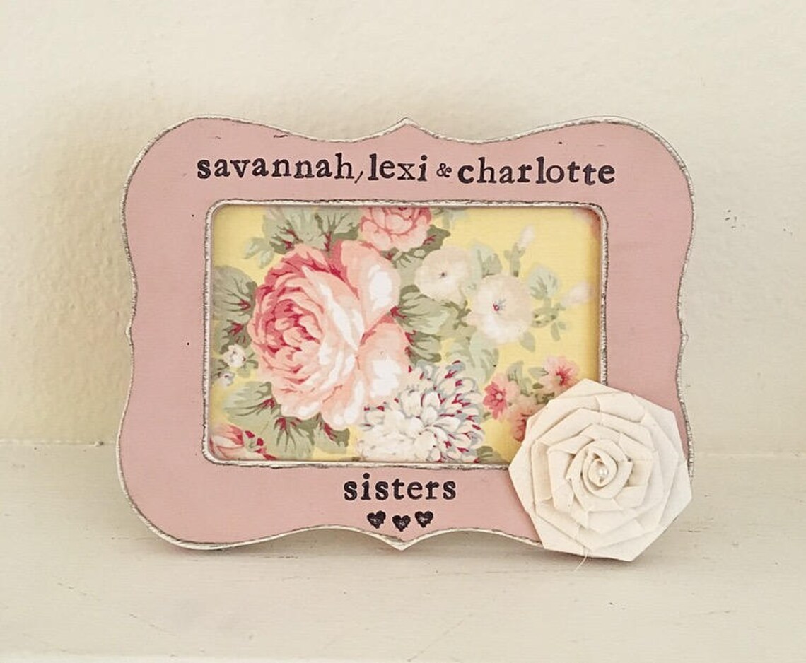 Sisters Frame Gift for Sister Personalized Picture Frame | Etsy