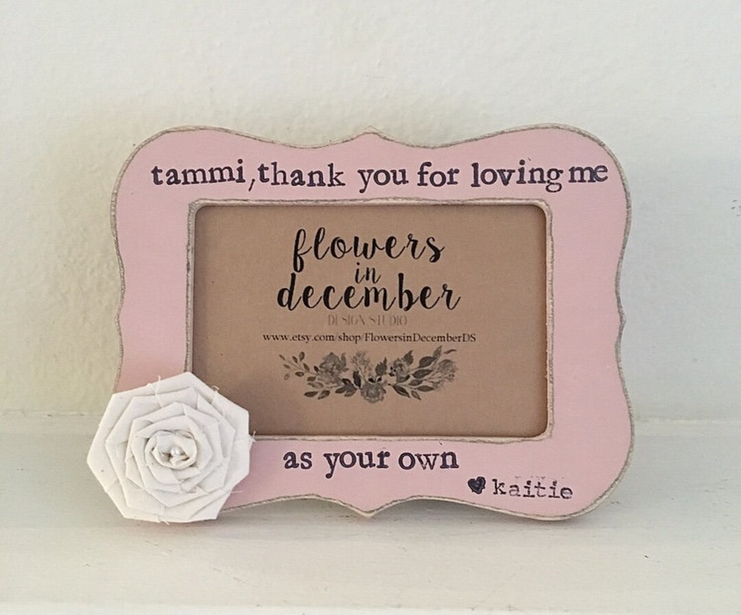 Stepmother GIFT Step Mom Picture Frame Mothers Day Frame - Etsy