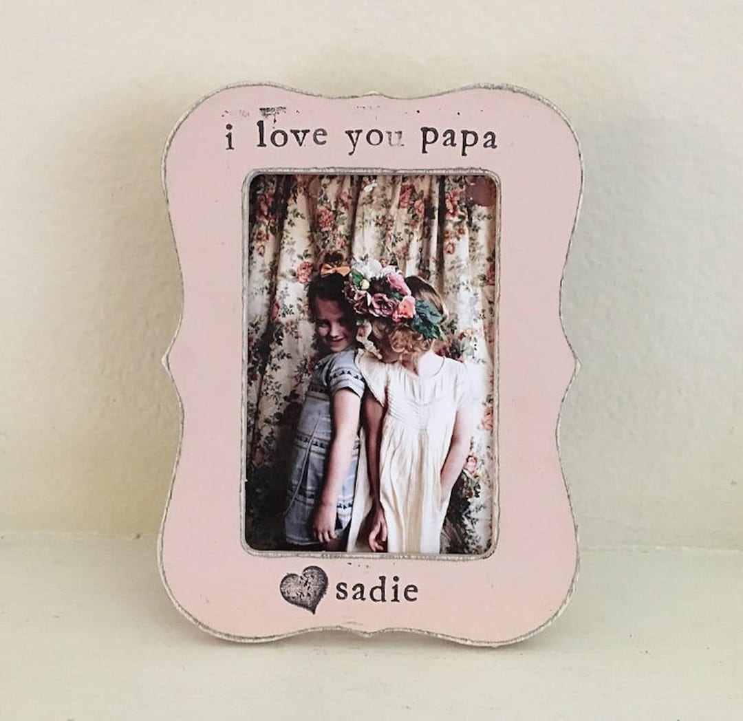 Grandpa Gift, Papa Gift, Father's Day Gift, Personalized Picture Frame ...